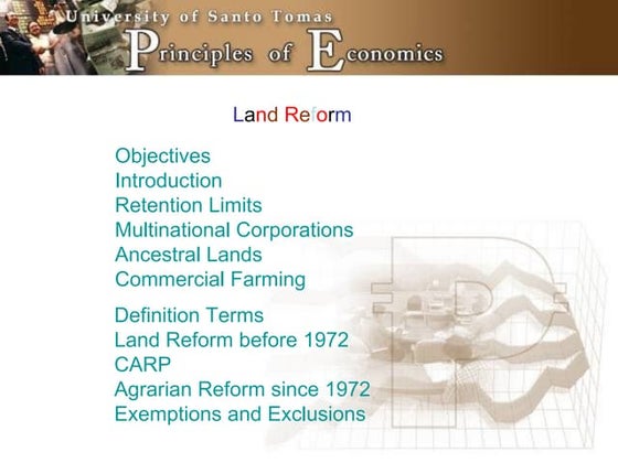 Agrarian Reform in the Philippines | PPTX