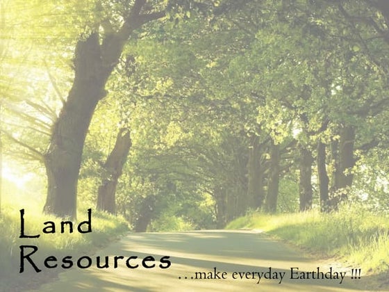 Land resources(1) | PPT