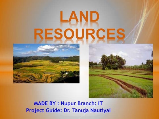 Land resources(1) | PPT