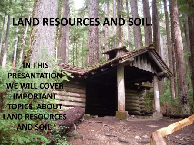 Land resources(1) | PPTX
