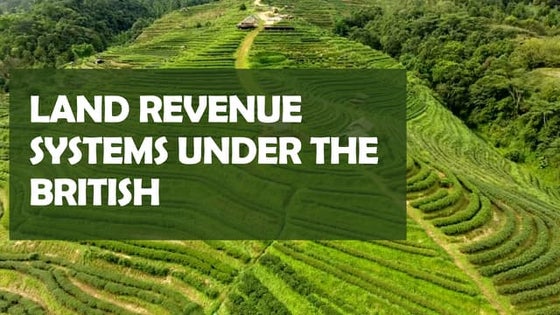 Land revenue system in british india | PPTX