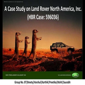 Land Rover North America | PPTX