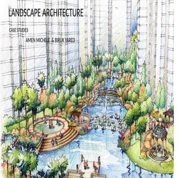 landscape design case study of landscape architecture | PPTX