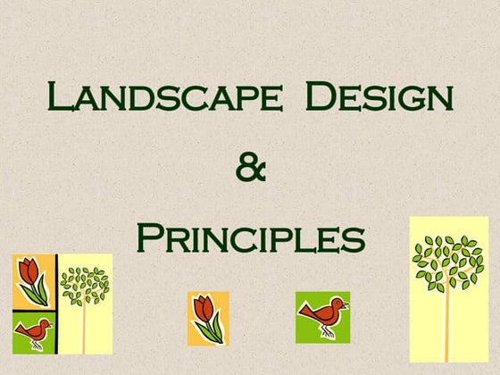 Elements of landscape | PPT