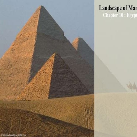 Landscape ancient egypt | PPTX