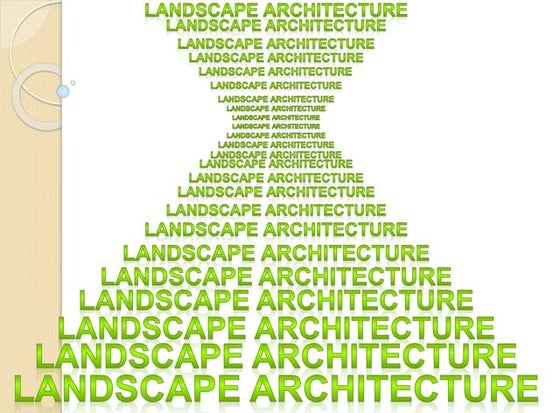 Principles of landscape | PPTX