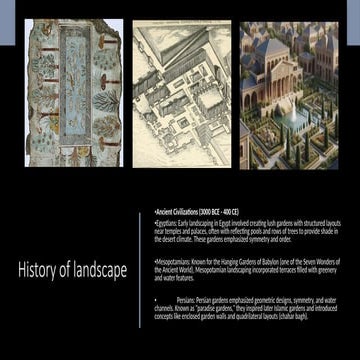 Landscape design is the art and science of arranging outdoor spaces | PPTX