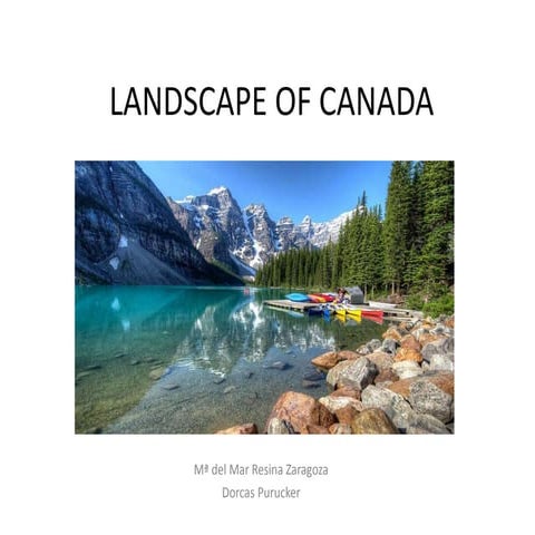 Landscape of canada | PPTX