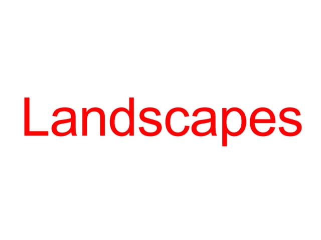 Landforms and Landscapes Powerpoint for Year 8 Geography | PPTX ...