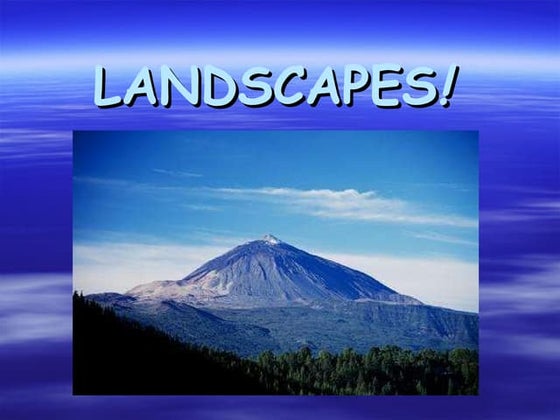2nd Grade Landform Ramel | PPT | Geography | Science