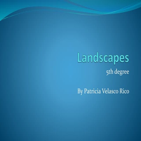 Landscapes 5th grade | PPT