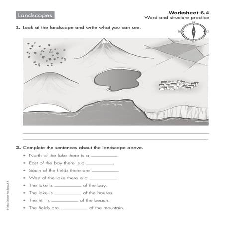 Landscapes worksheet 6.4 | PDF