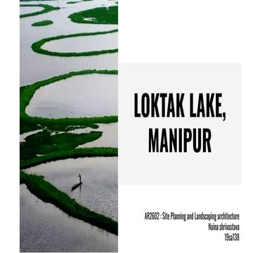 Case study of landscape of Loktak Lake in Manipur .pdf
