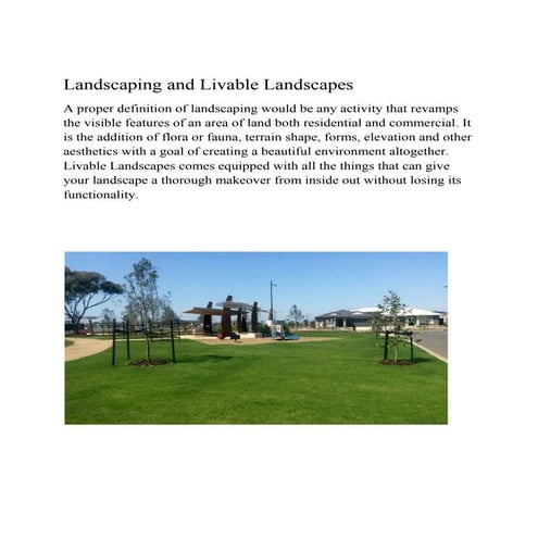 Basic Principles Of Landscaping | PDF