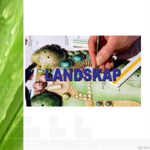 REKA BENTUK LANDSKAP PENDIDIKAN SENI VISUAL TINGKATAN 3 | PPTX
