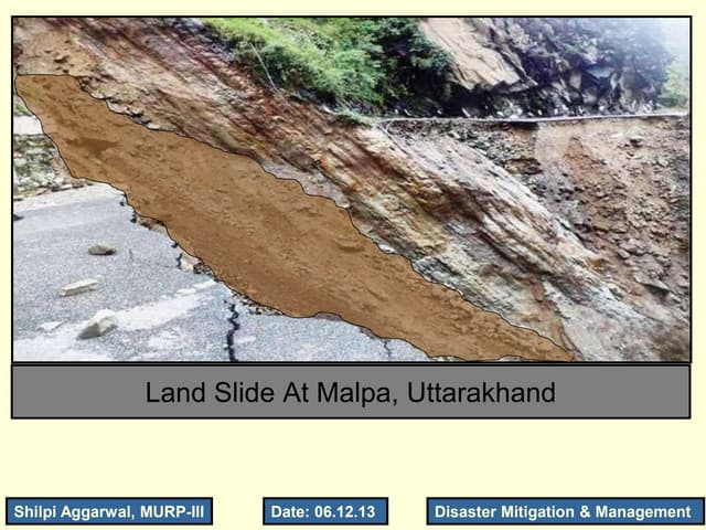 Landslide disaster management | PPTX