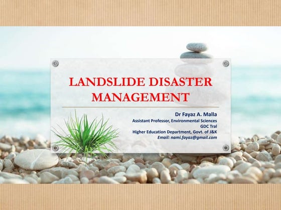 Landslide presentation | PPT