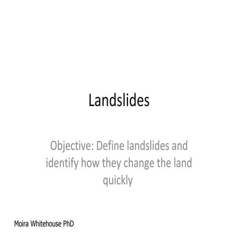 Landslides (teach) | PPT