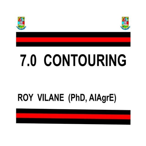 Contouring in Land Surveying by Roy Vilane | PPT