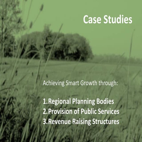 Land Use Case Studies | PDF