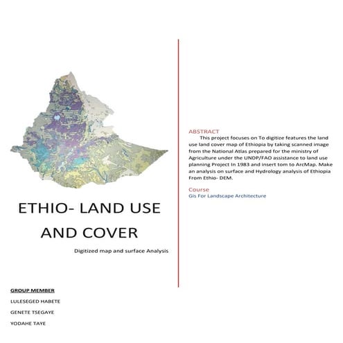Land use and land cover of Ethiopia | PDF