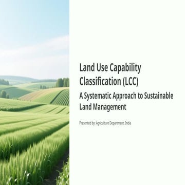 Land capability classification | PPTX