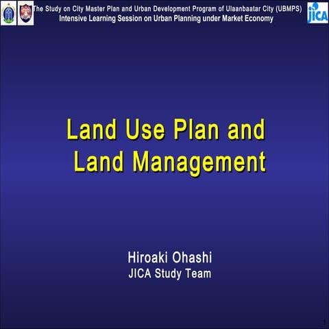 Land use plan and land management eng | PPT