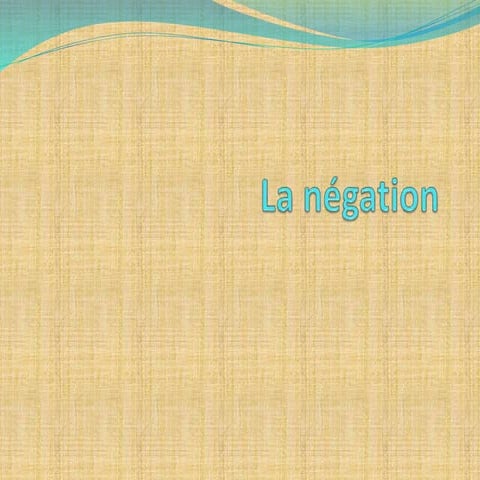 negation.pptne pas ,,,,,,,,,,,,,,,,dssssssssssssss | PPT