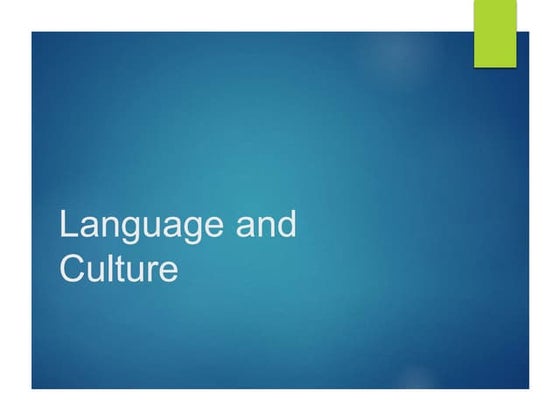 Language & Communication | PPT