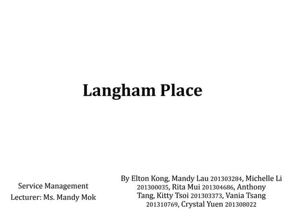 The Entertainer case study | PDF