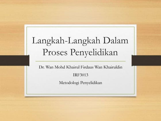 Panduan menulis laporan kajian | PPT