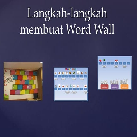 Langkah-langkah membuat Word Wall | PPTX