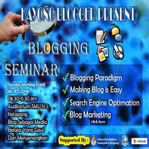 Langkah Membuat Blog | PPT