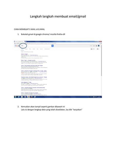 Cara Membuat Gmail | PPTX