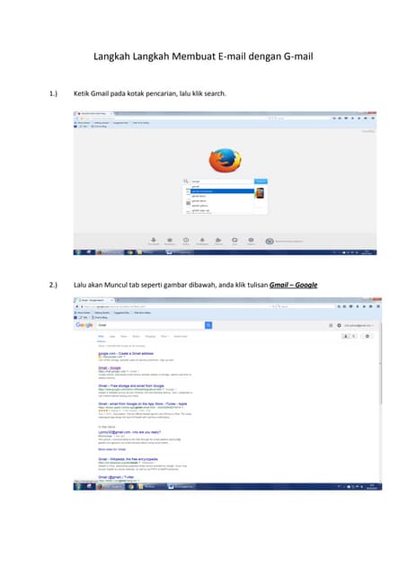 Membuat email dengan gmail | PDF