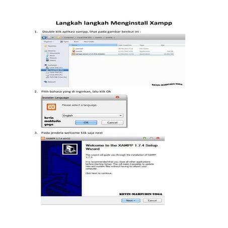 Langkah langkah menginstall xampp | PDF