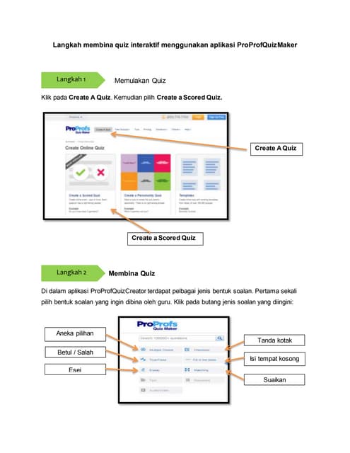BINA KUIZ INTERAKTIF DENGAN QUIZIZZ | PPT