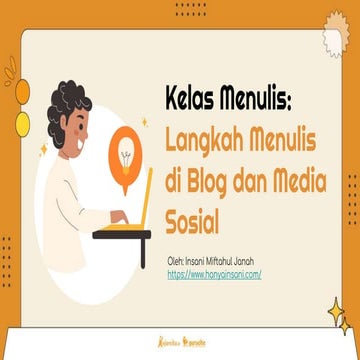 Langkah Menulis di Blog dan Sosial Media.pptx