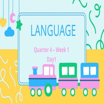 LANG_PPT_WK1.pptx Grade 1 Matatag Curriculum | PPTX