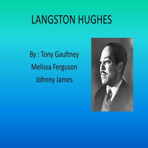Langston%20 Hughes[1] | PPT