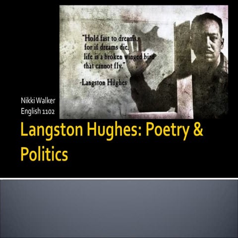 Langston hughes | PPT