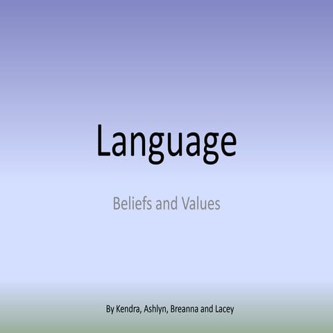 Language | PPTX