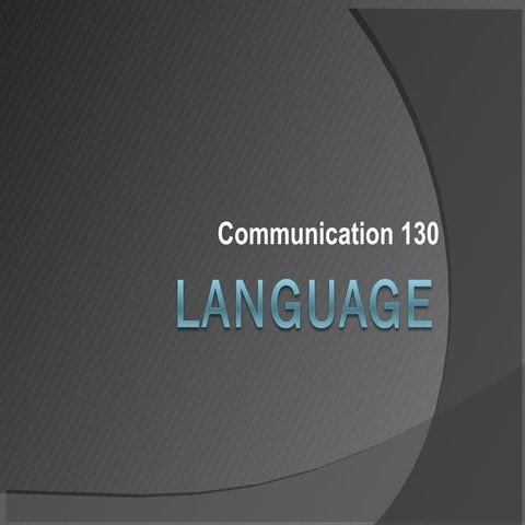 Language | PPT
