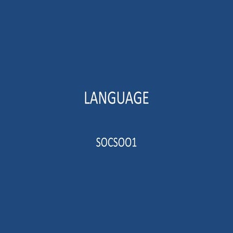 Language | PPTX