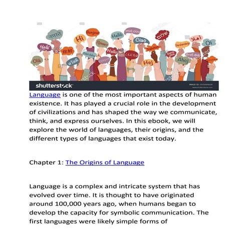 The-Origin-of-Language.pdf vhbbvvvhgggghhh | PDF