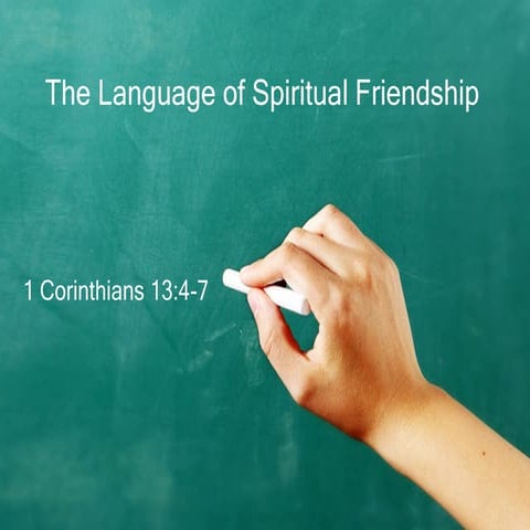 The Language of Friendship | PPT