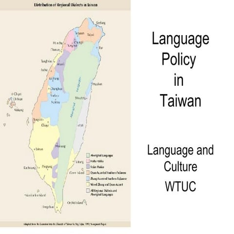 Language Policy In Taiwan | PPT
