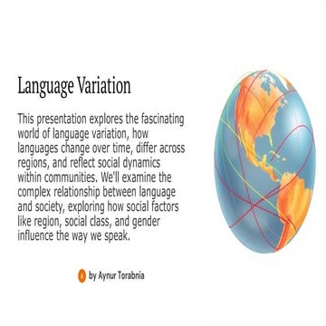 Language-Variation-.pdf for linguistic course | PDF