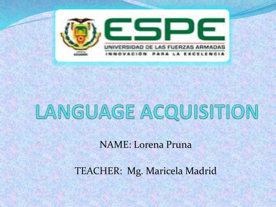 Second language learning | PDF