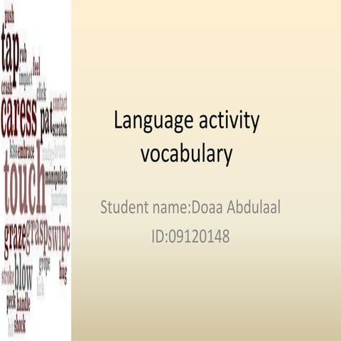Vocabulary | PPT
